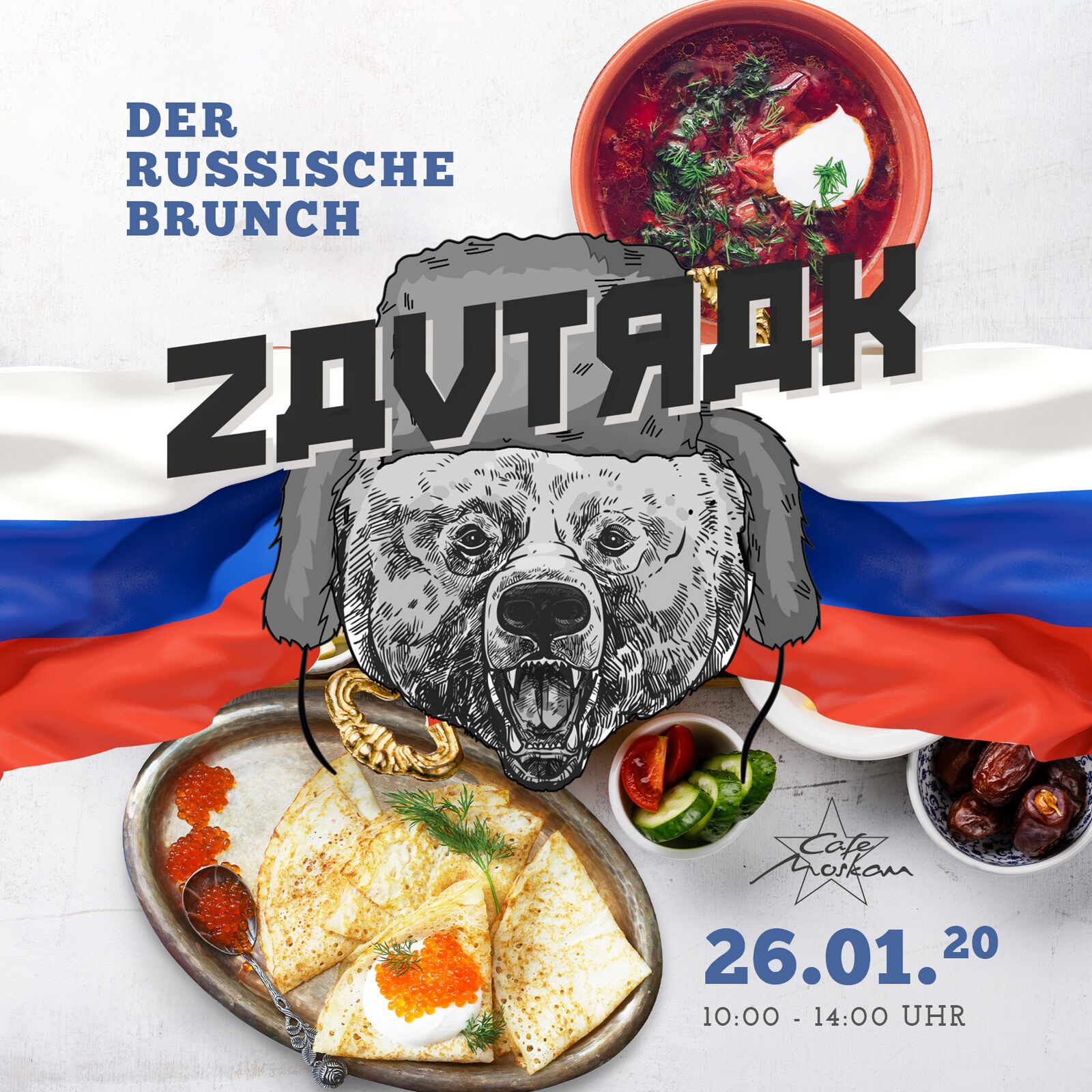 Zavtrak - Der russische Brunch
